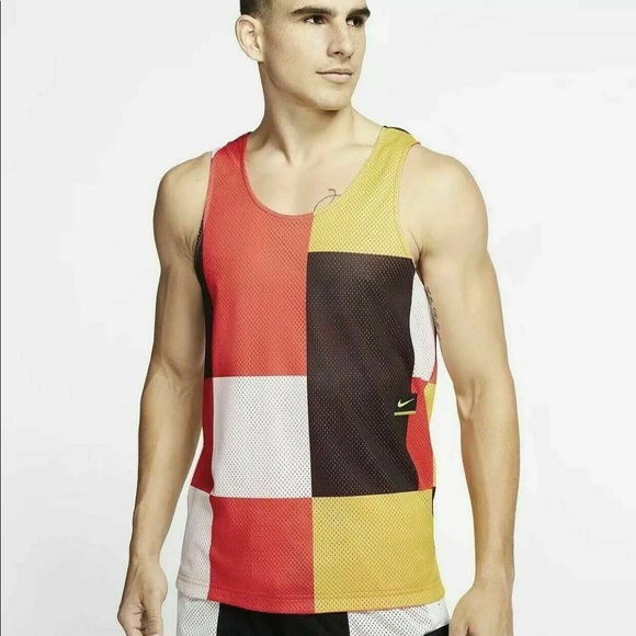 Nike | Shirts | Nike Drifit Mens Reversible Mesh Vented Training Tank ...
